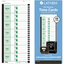 Lathem LTHE8100 Time Card - Office Maverick USA